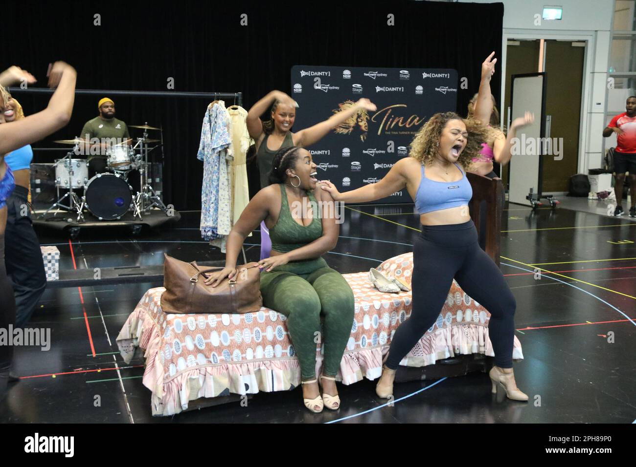 Sydney, Australia. 27th March 2023. First look at rehearsals for Tina - The Tina Turner Musical ...