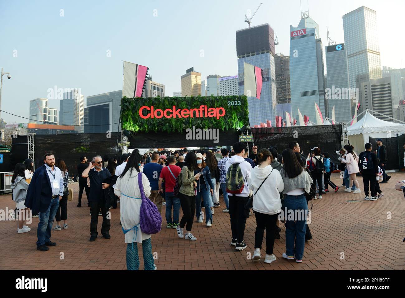 Clockenflap festival in Hong Kong Stock Photo - Alamy