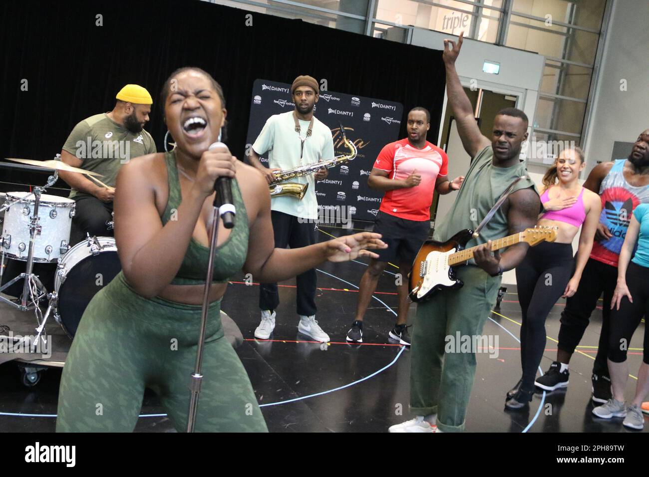 Sydney, Australia. 27th March 2023. First look at rehearsals for Tina ...