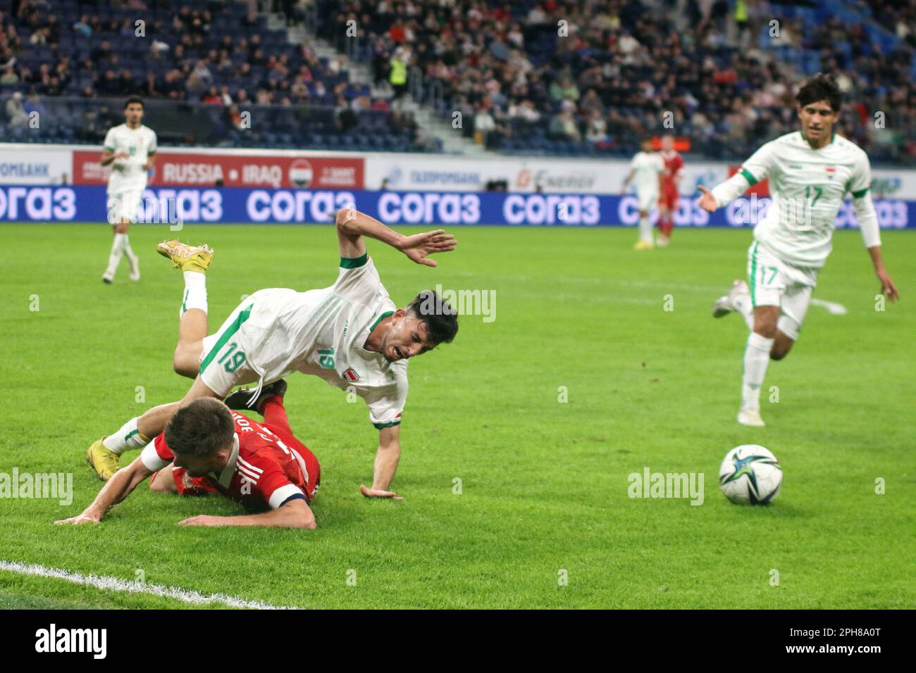 Saint Petersburg, Russia. 26th Mar, 2023. Danil Glebov (No.15) a player ...