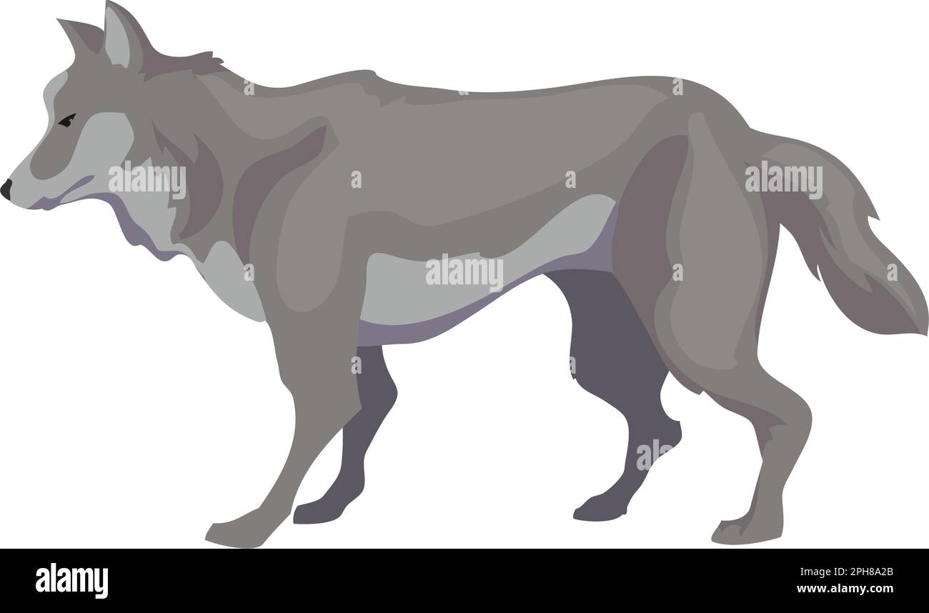 Timber wolf animal Stock Vector Images - Alamy