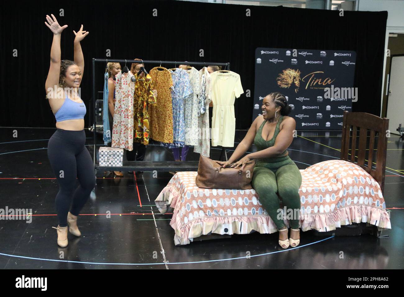 Sydney, Australia. 27th March 2023. First look at rehearsals for Tina - The Tina Turner Musical ...