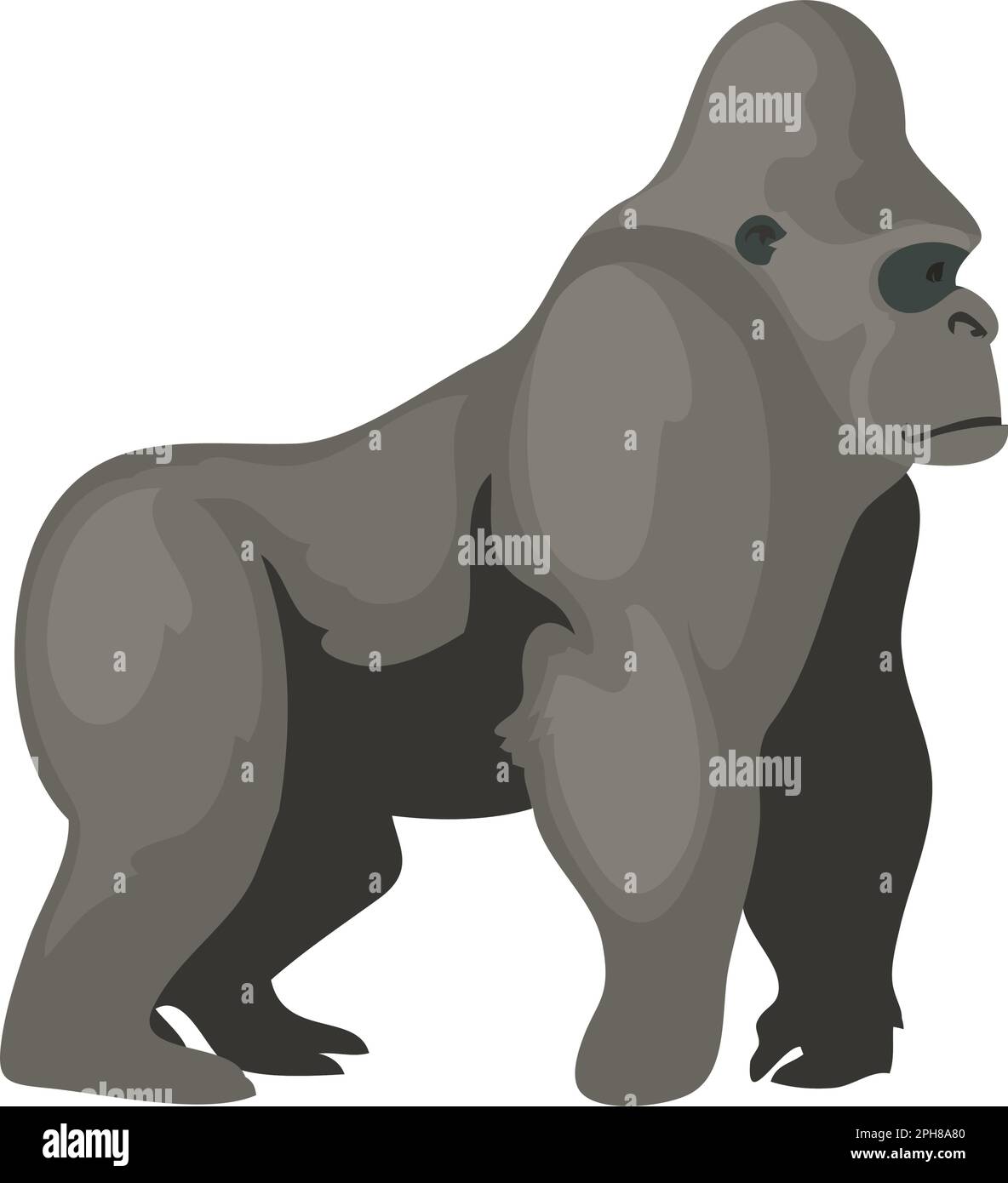 wild gorilla design Stock Vector Image & Art - Alamy