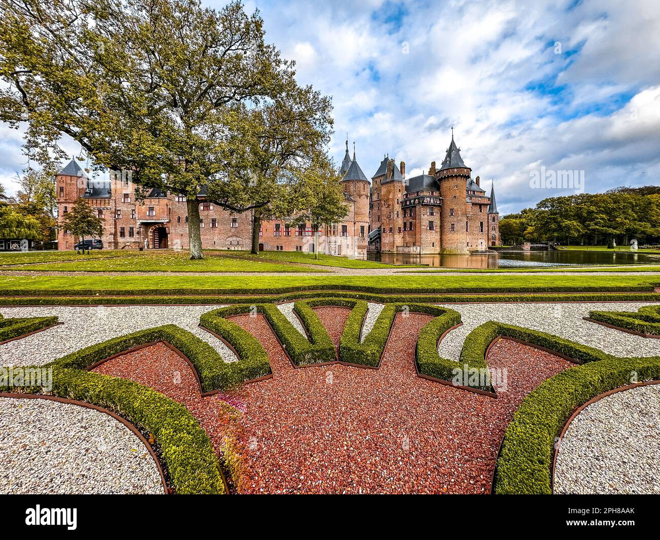 Castle De Haar or Kasteel de haar in Utrecht, Netherlands Stock Photo ...