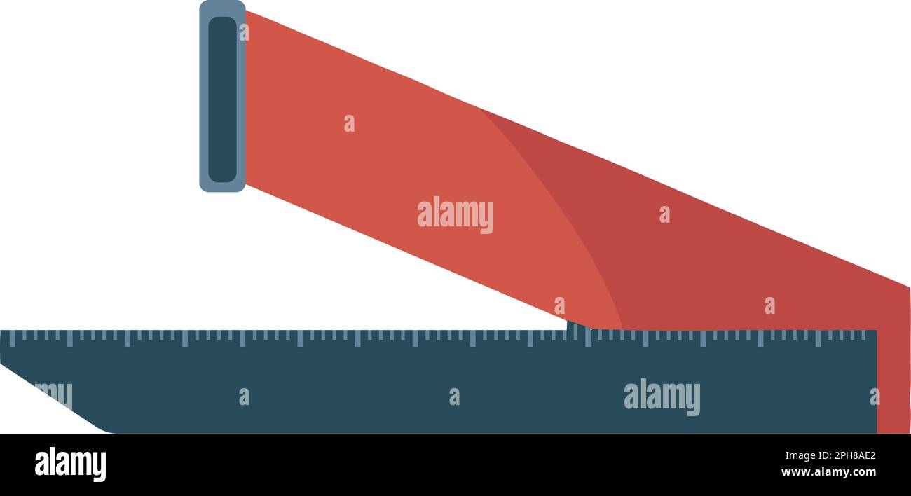 Steel square ruler Stock Vector Images - Alamy