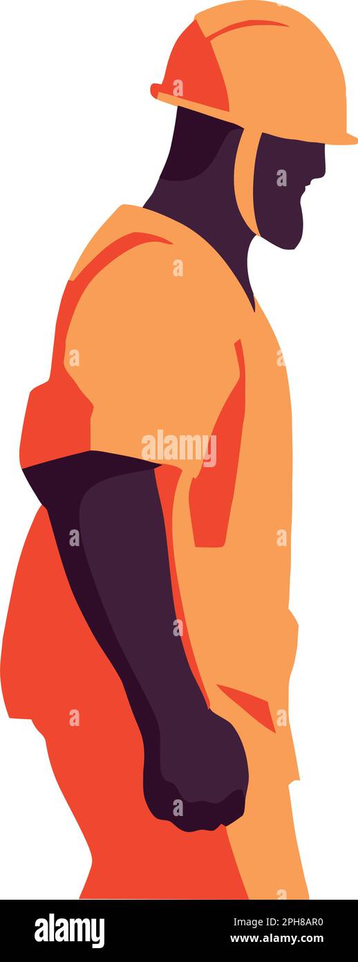 colored worker illustration Stock Vector Image & Art - Alamy