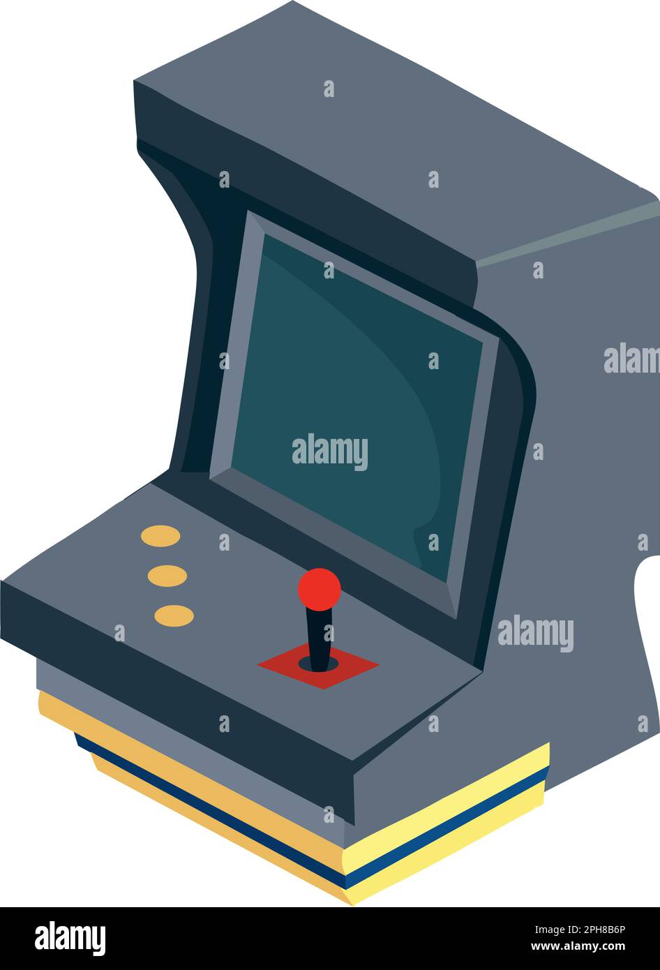 gray arcade machine Stock Vector Image & Art - Alamy