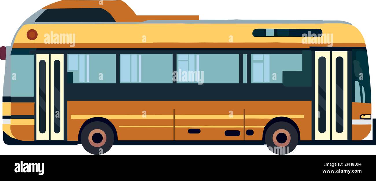 yellow bus design Stock Vector Image & Art - Alamy