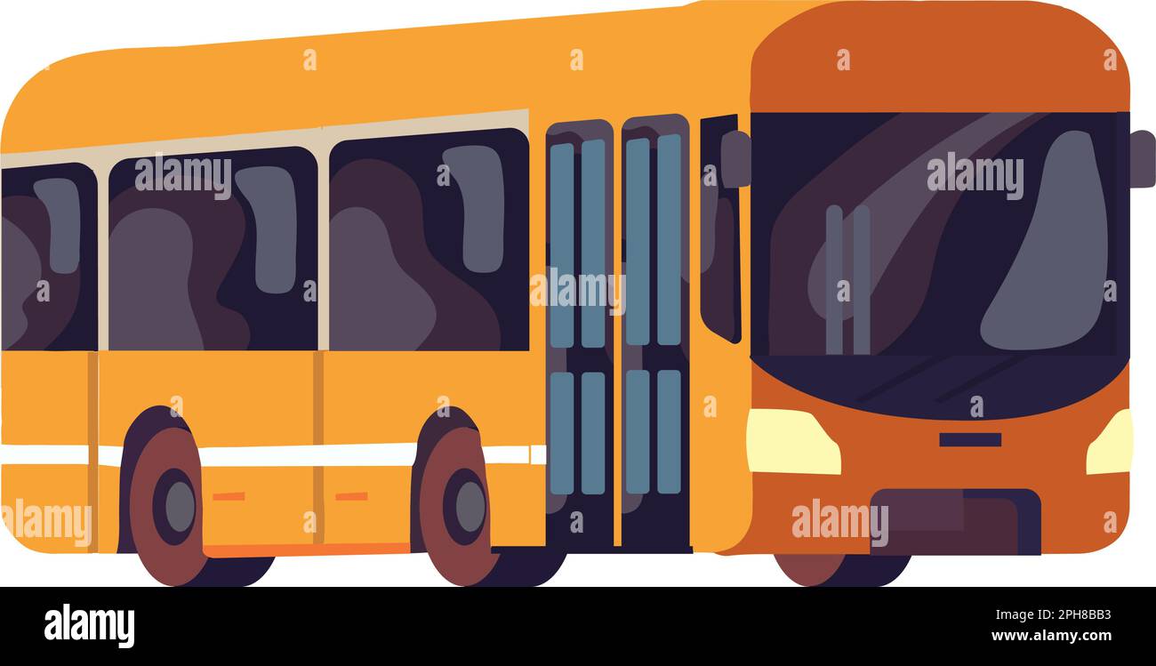 orange bus design Stock Vector Image & Art - Alamy