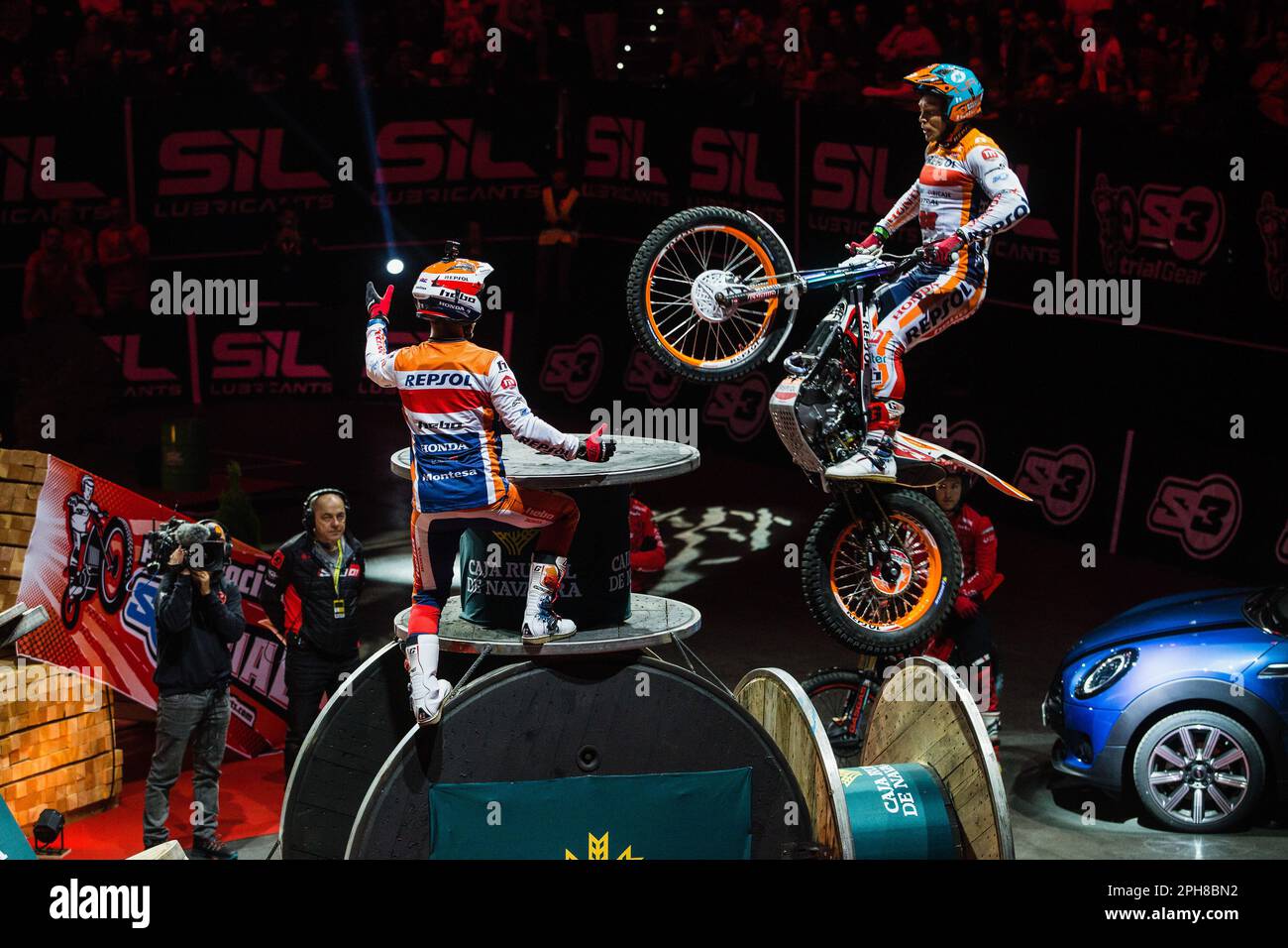 Pamplona, Spain. 25th Mar, 2023. The rider Gabriel Marcelli, from ...