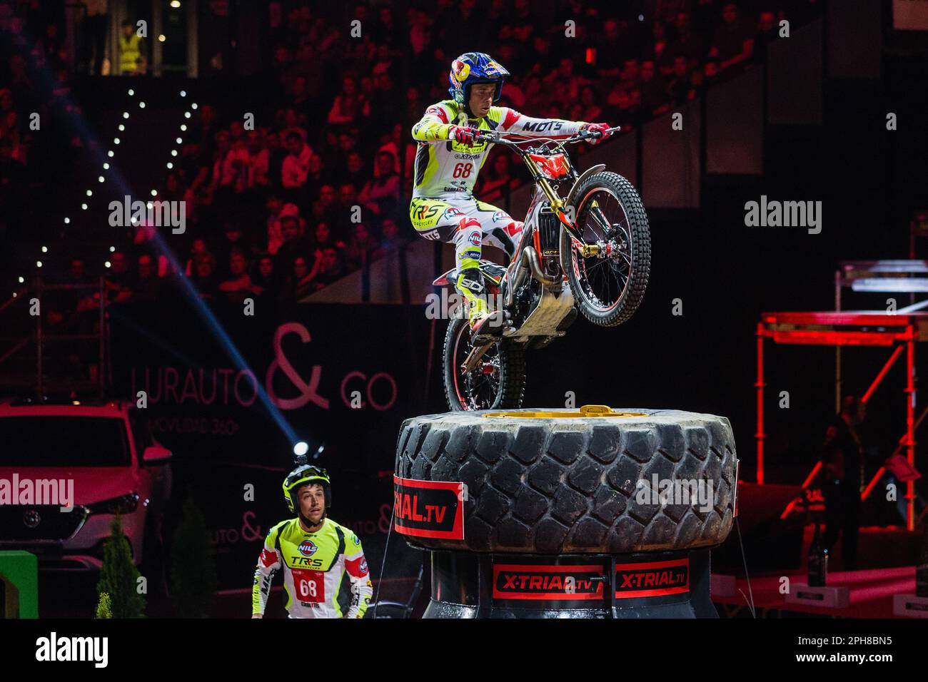 Pamplona, Spain. 25th Mar, 2023. The Spanish rider Adam Raga of the ...