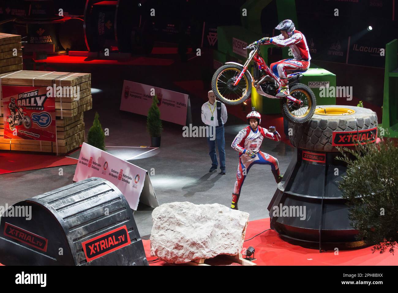 Pamplona, Spain. 25th Mar, 2023. The pilot Aniol Gelaberta of the Beta ...