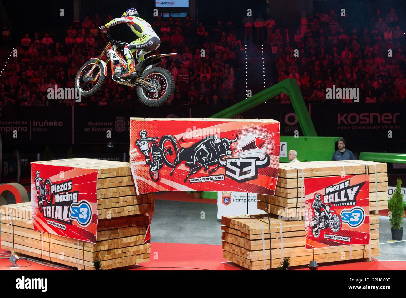 Pamplona, Spain. 25th Mar, 2023. Spanish rider Adam Raga of the TRRS ...