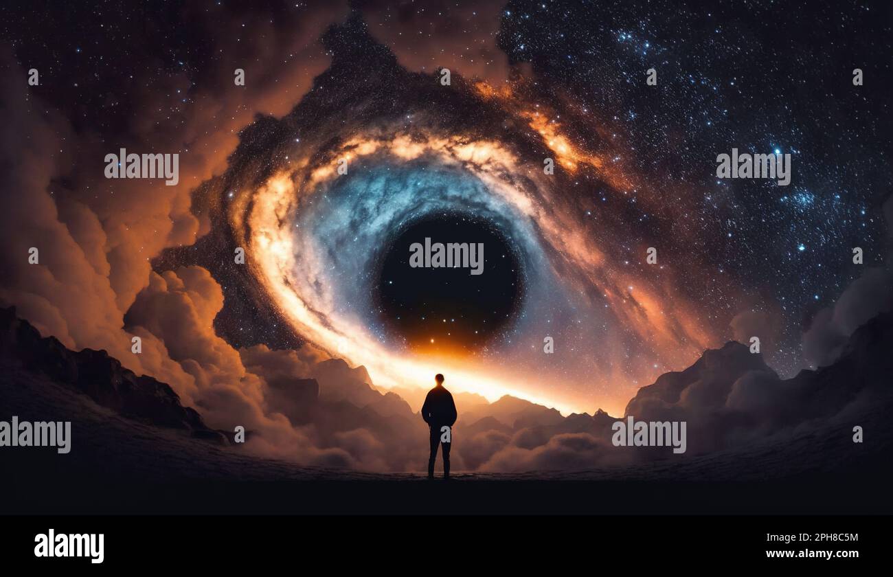 Size of the universe hi-res stock photography and images - Alamy