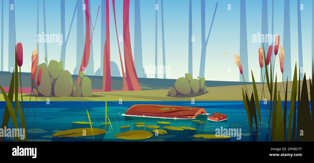 Floating lake weed Stock Vector Images - Alamy