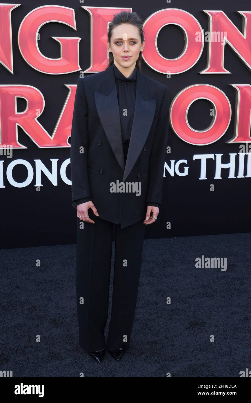 Daisy Head arrives at the Los Angeles premiere of "Dungeons and Dragons ...
