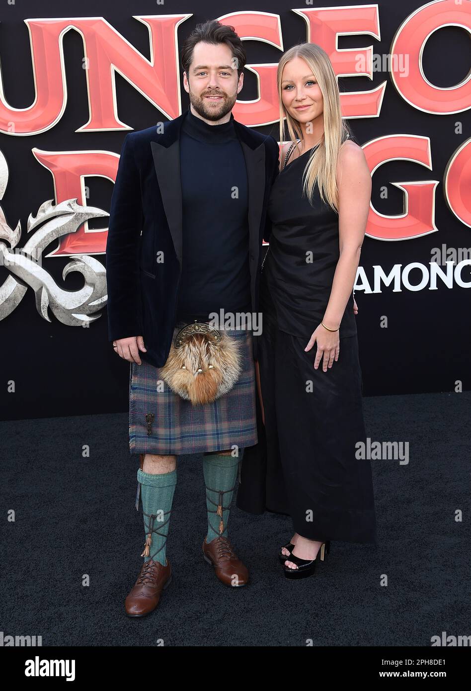 Westwood, USA. 26th Mar, 2023. Richard Rankin and Sammie Russell ...