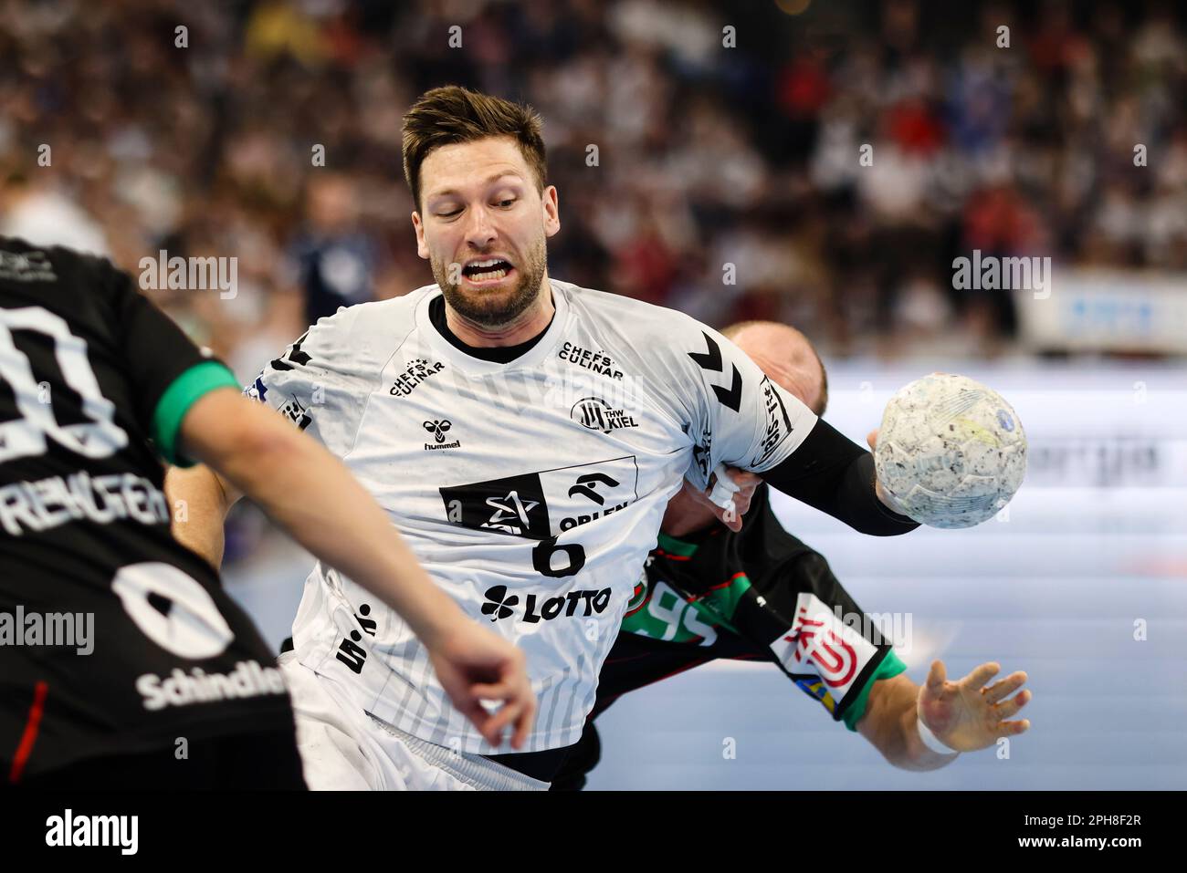 Kiel, Germany. 26th Mar, 2023. Handball: Bundesliga, THW Kiel - Füchse ...