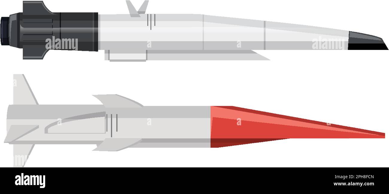 Set of Military Missiles illustration Stock Vector Image & Art - Alamy