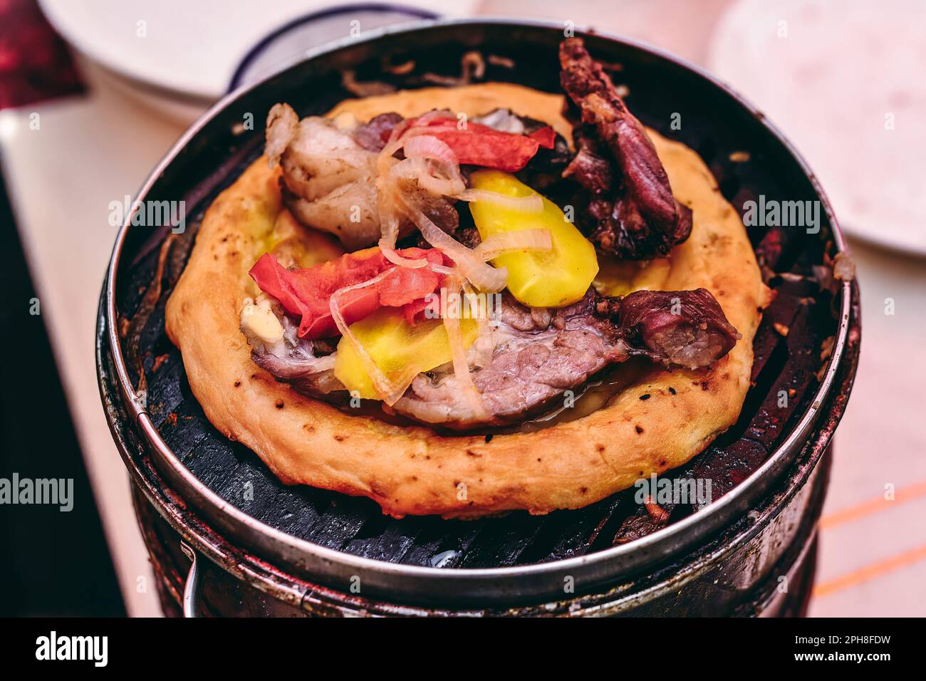 Mutton roasted naan, hand pilaf and yogurt are common delicacies in ...