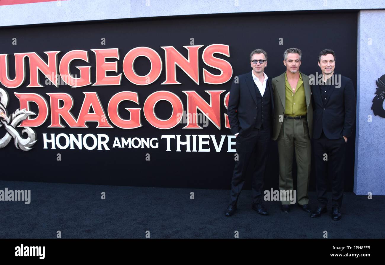 Los Angeles, California, USA 26th March 2023 (L-R) Writer/Director ...