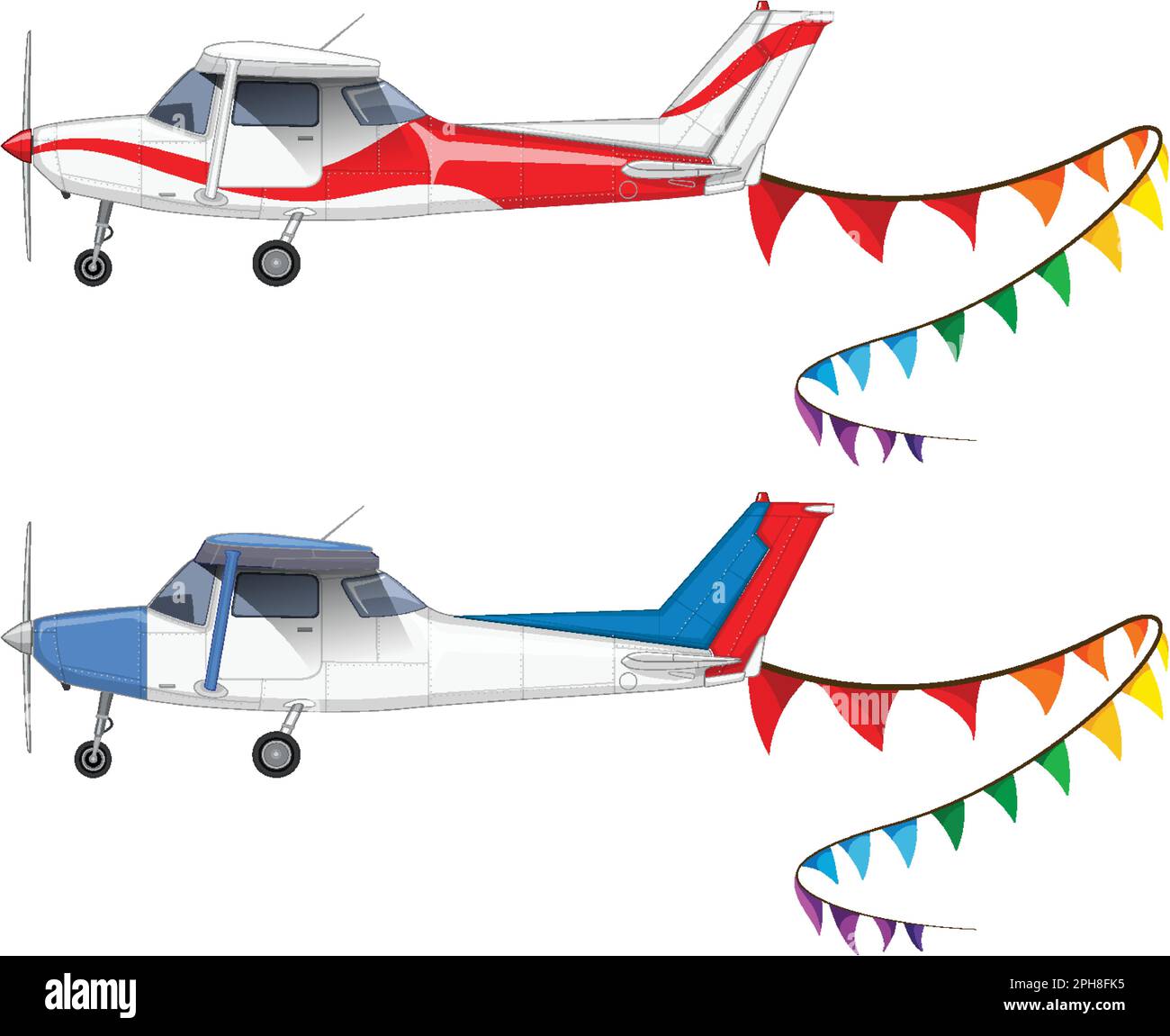Side View of Light Aircraft illustration Stock Vector Image & Art - Alamy