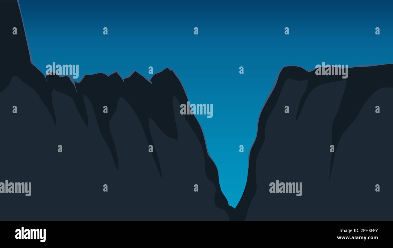 Mariana Trench underwater vector illustration Stock Vector Image & Art ...