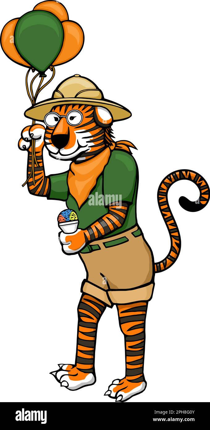 Cartoon tiger hi-res stock photography and images - Alamy