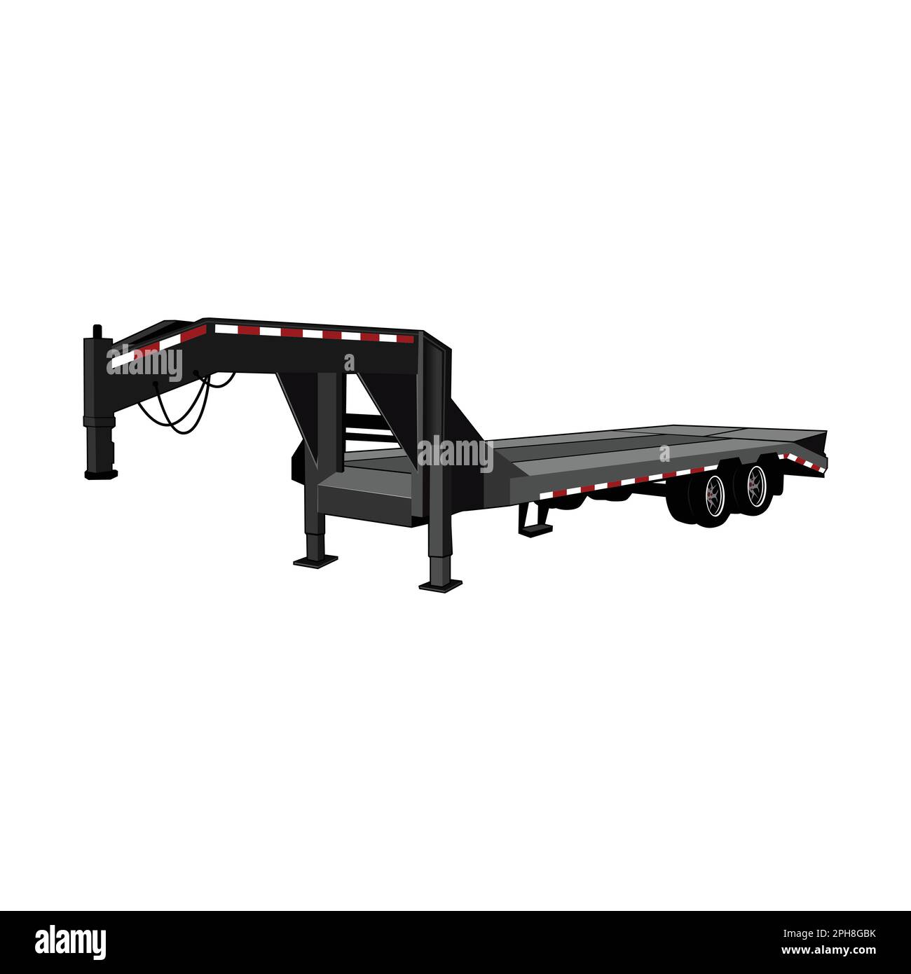 Big Tex Trailers vector Design isolated on white background Stock ...
