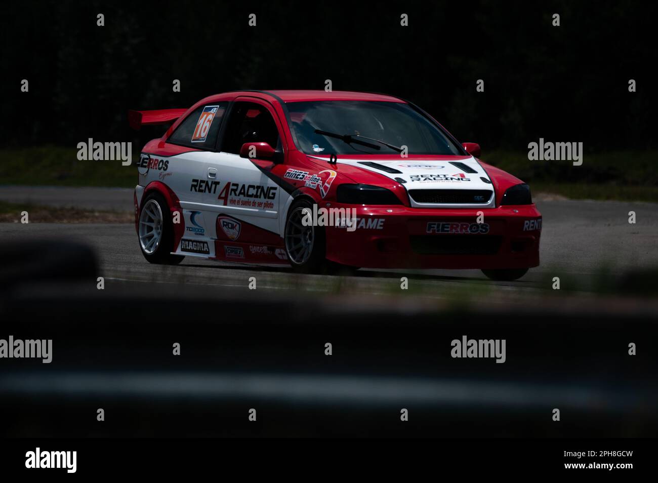 Bogota, Colombia. 26th Mar, 2023. Drivers take part in the starting ...