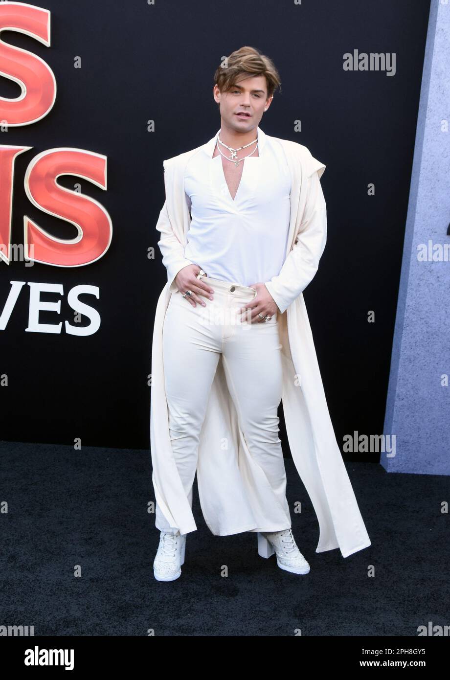 Los Angeles, California, USA 26th March 2023 Actor Garrett Clayton ...