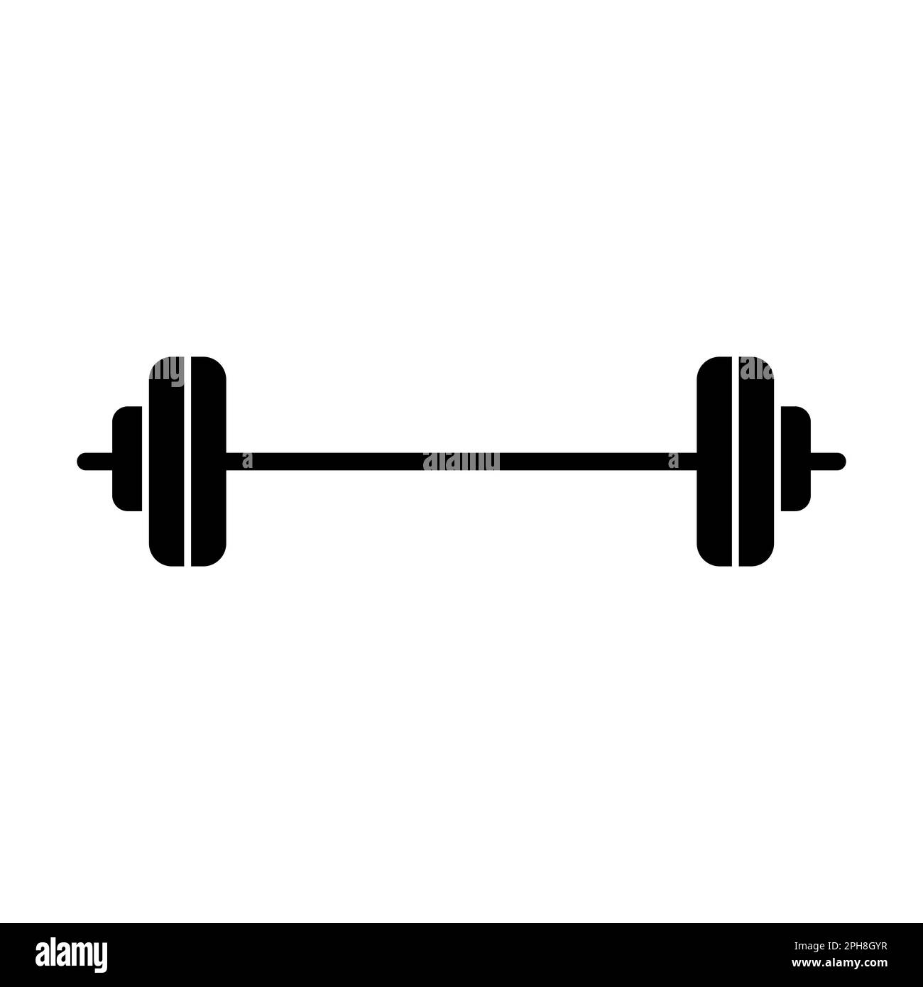 barbel icon vector for graphic design, logo, website, social media ...