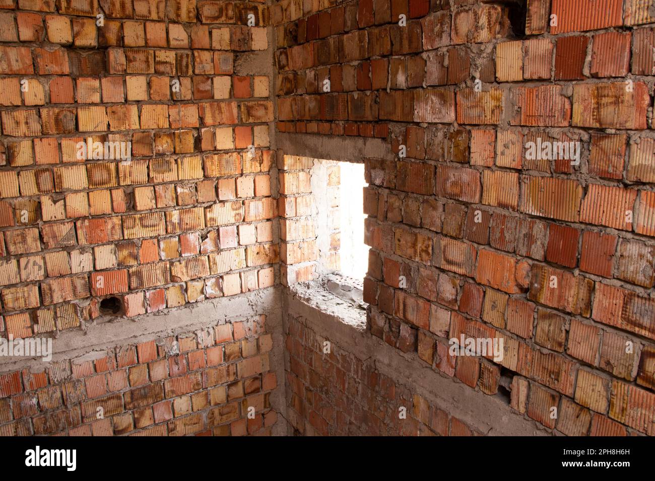 old abandoned unfinished building, abandoned house Stock Photo - Alamy