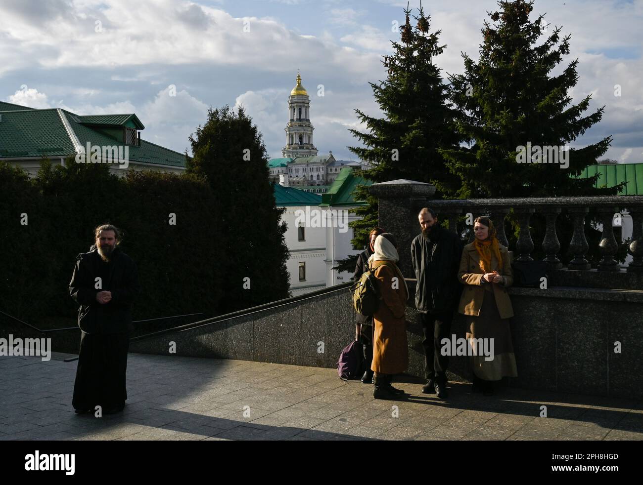 View of Kyiv-Pechersk Lavra in Kyiv, amid the Russian invasion of ...