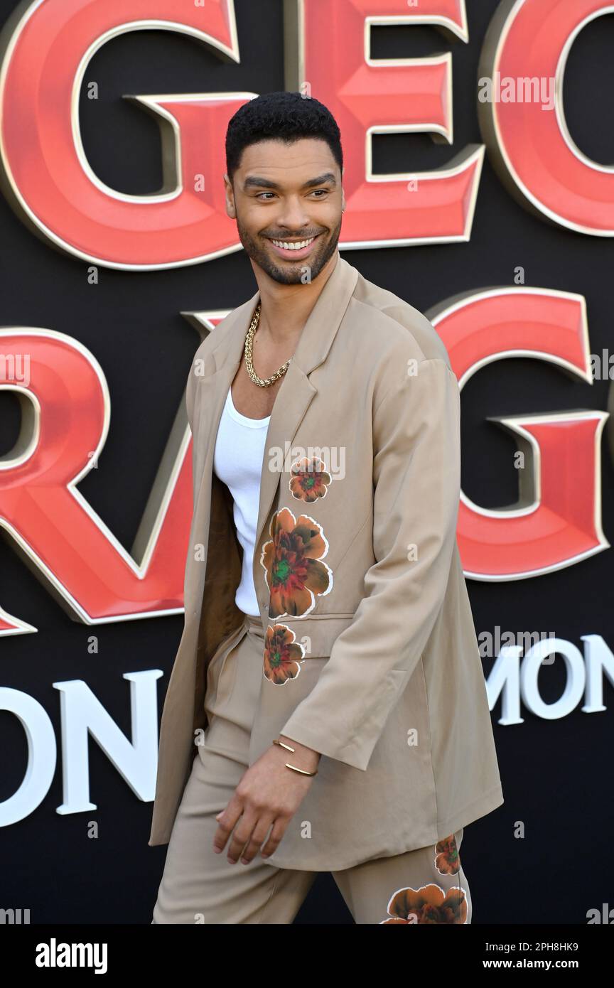 Los Angeles, USA. 26th Mar, 2023. Rege-Jean Page at the premiere for ...