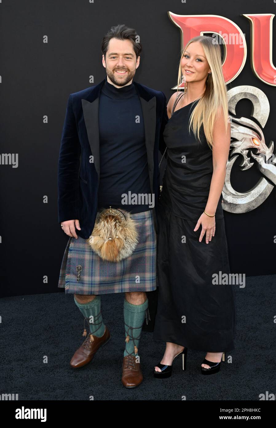 Los Angeles, USA. 26th Mar, 2023. Richard Rankin & Sammie Russell at ...