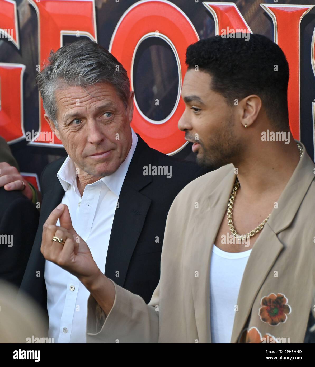 Los Angeles, USA. 26th Mar, 2023. Hugh Grant & Rege-Jean Page at the ...
