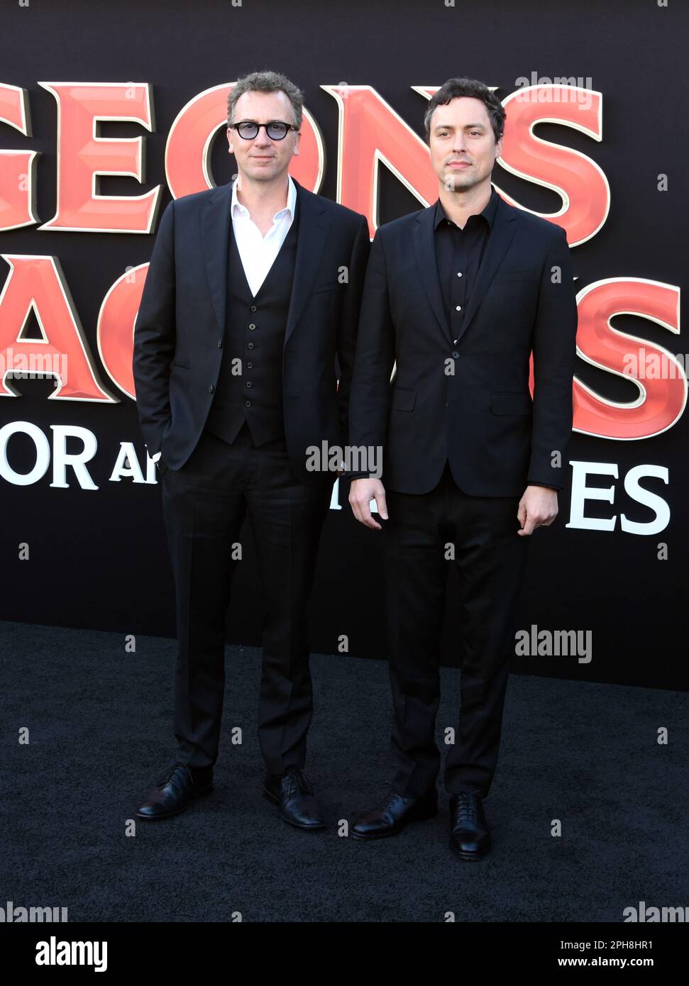 Los Angeles, California, USA 26th March 2023 (L-R) Writer/Director ...