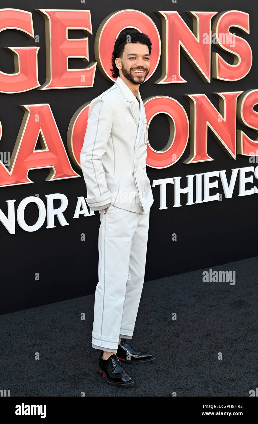 Los Angeles, USA. 26th Mar, 2023. Justice Smith at the premiere for ...
