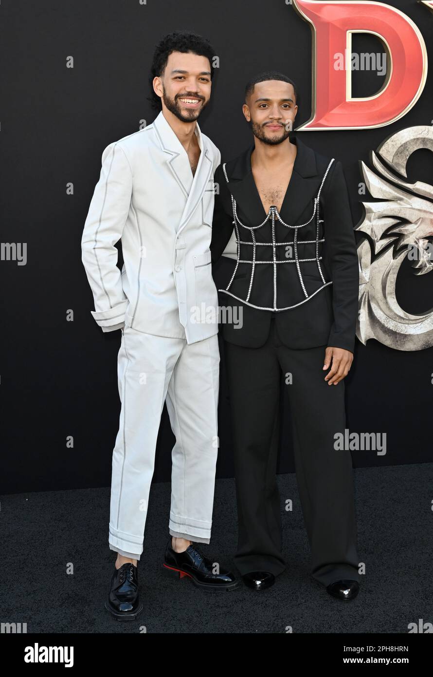 Los Angeles, USA. 26th Mar, 2023. Justice Smith & Nicholas L. Ashe at ...
