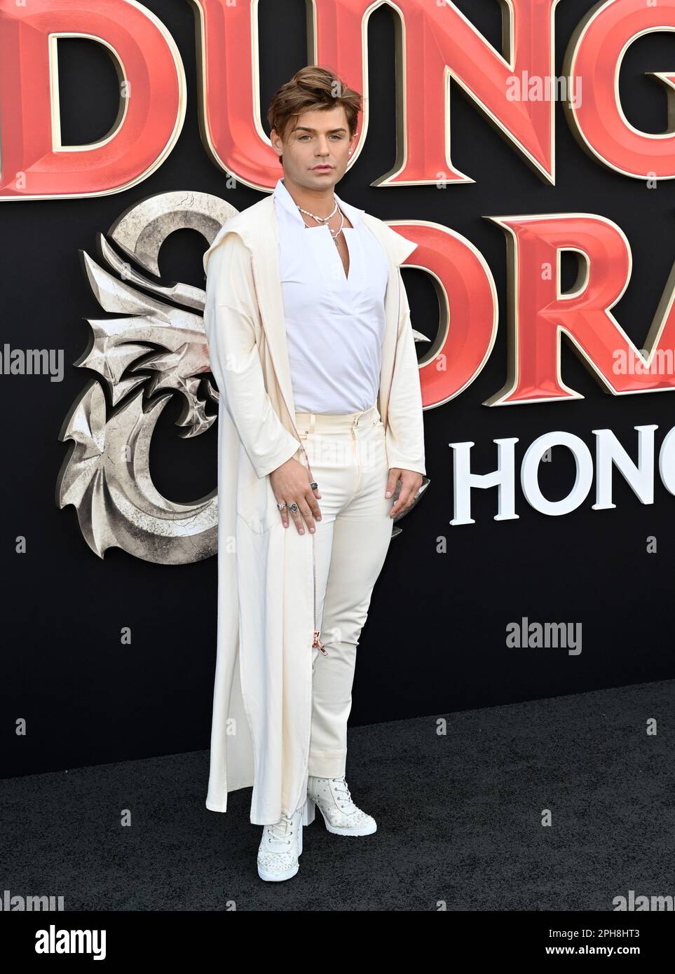 Los Angeles, USA. 26th Mar, 2023. Garrett Clayton at the premiere for ...
