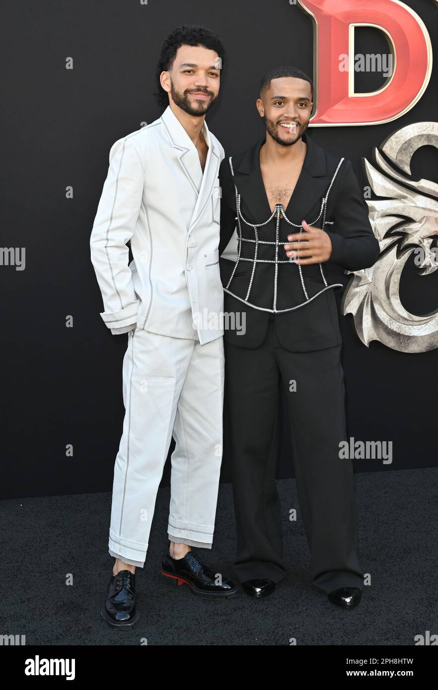Los Angeles, USA. 26th Mar, 2023. Justice Smith & Nicholas L. Ashe at ...