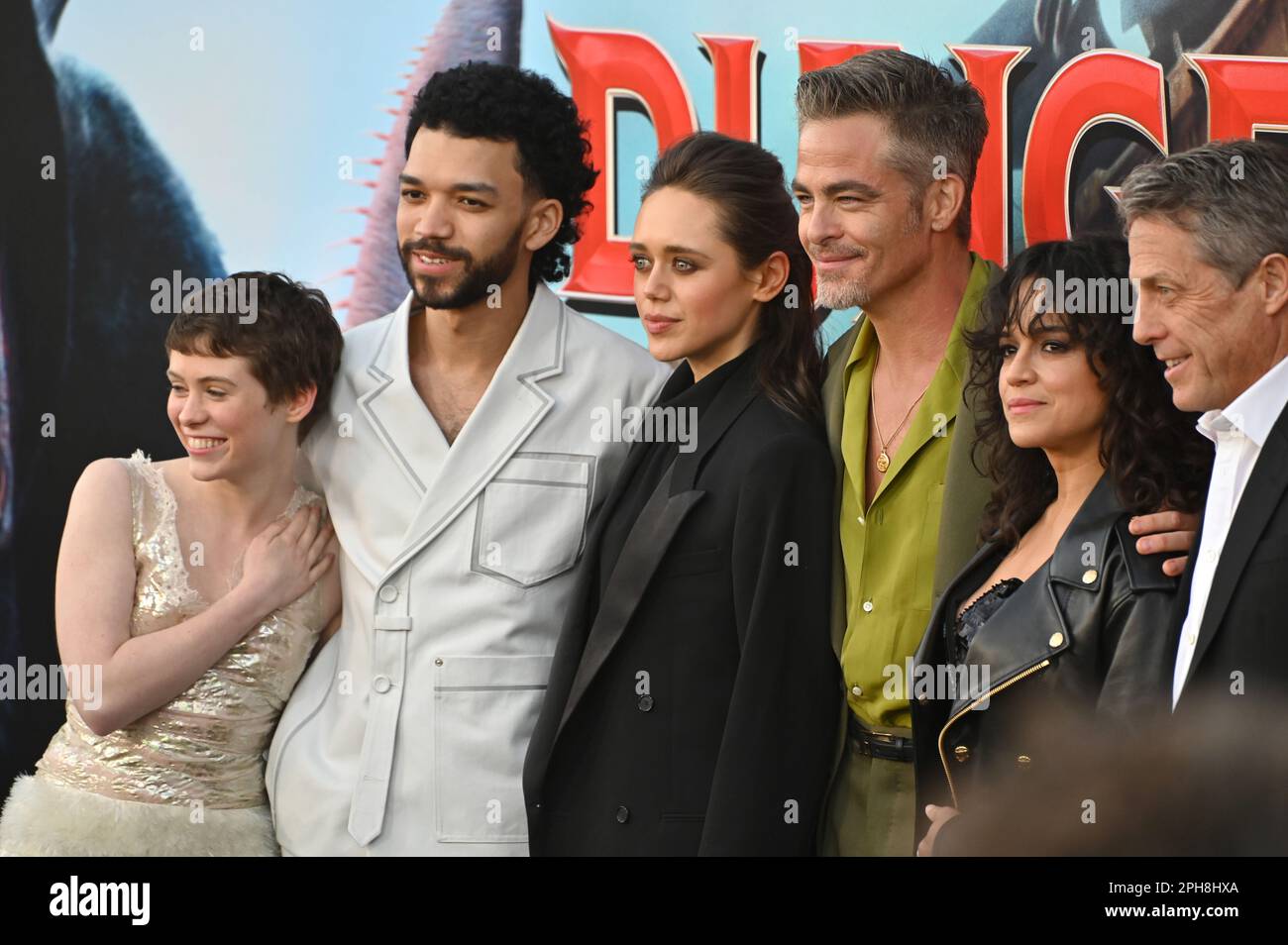 Los Angeles, USA. 26th Mar, 2023. Sophia Lillis, Justice Smith, Daisy ...