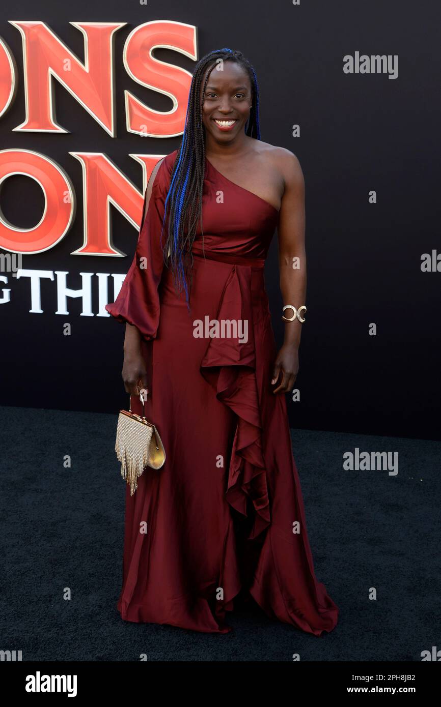 Los Angeles, California, USA. 26th Mar, 2023. Janeshia Adams-Ginyard ...