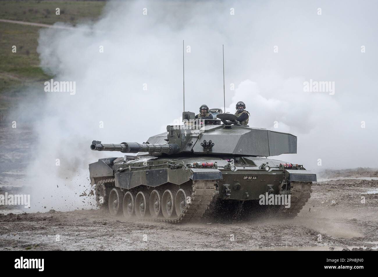 File photo dated 20/11/17 of a Challenger 2 Main Battle Tank at Royal ...