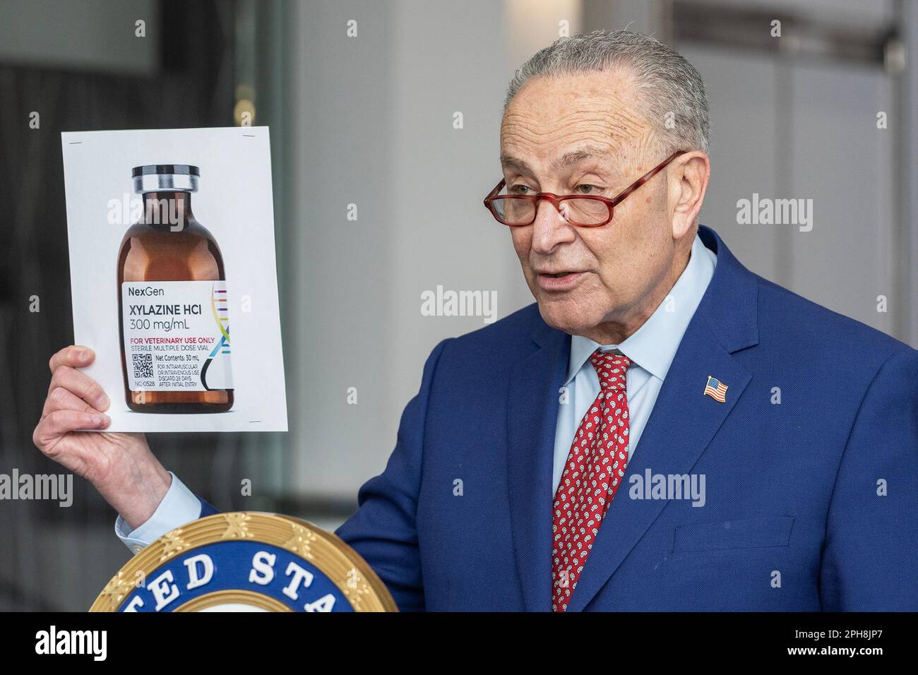 New York, New York, USA. 26th Mar, 2023. U. S. Senator Charles Schumer ...