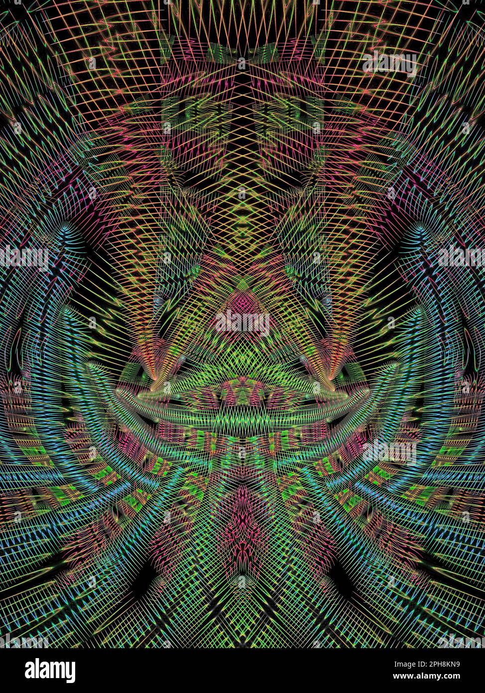 Complex Fractal Art Design Inspired By The Band Tool Stock Photo - Alamy