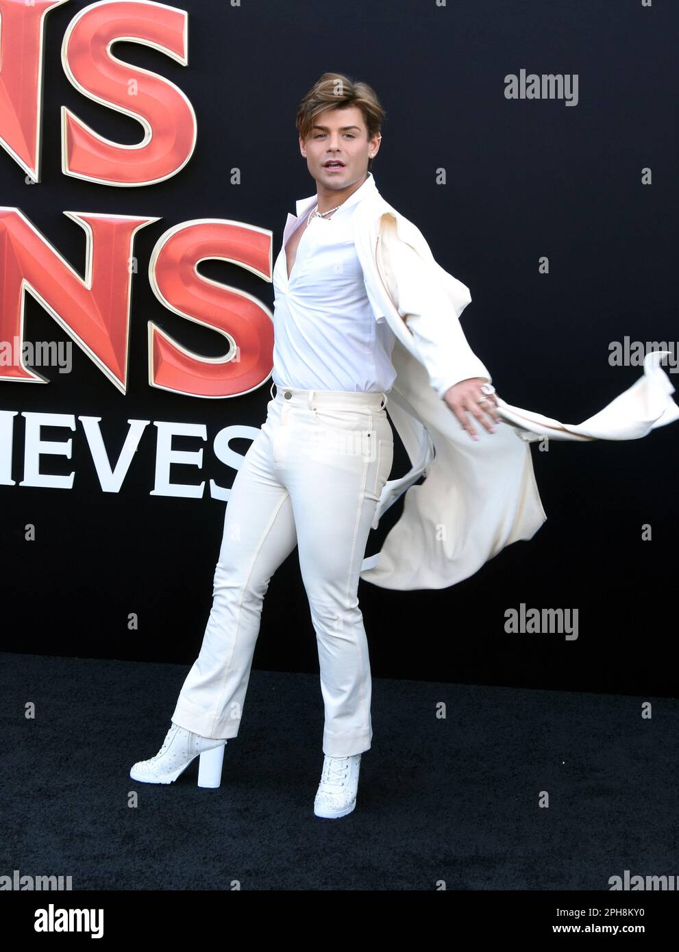 Los Angeles, California, USA 26th March 2023 Actor Garrett Clayton ...