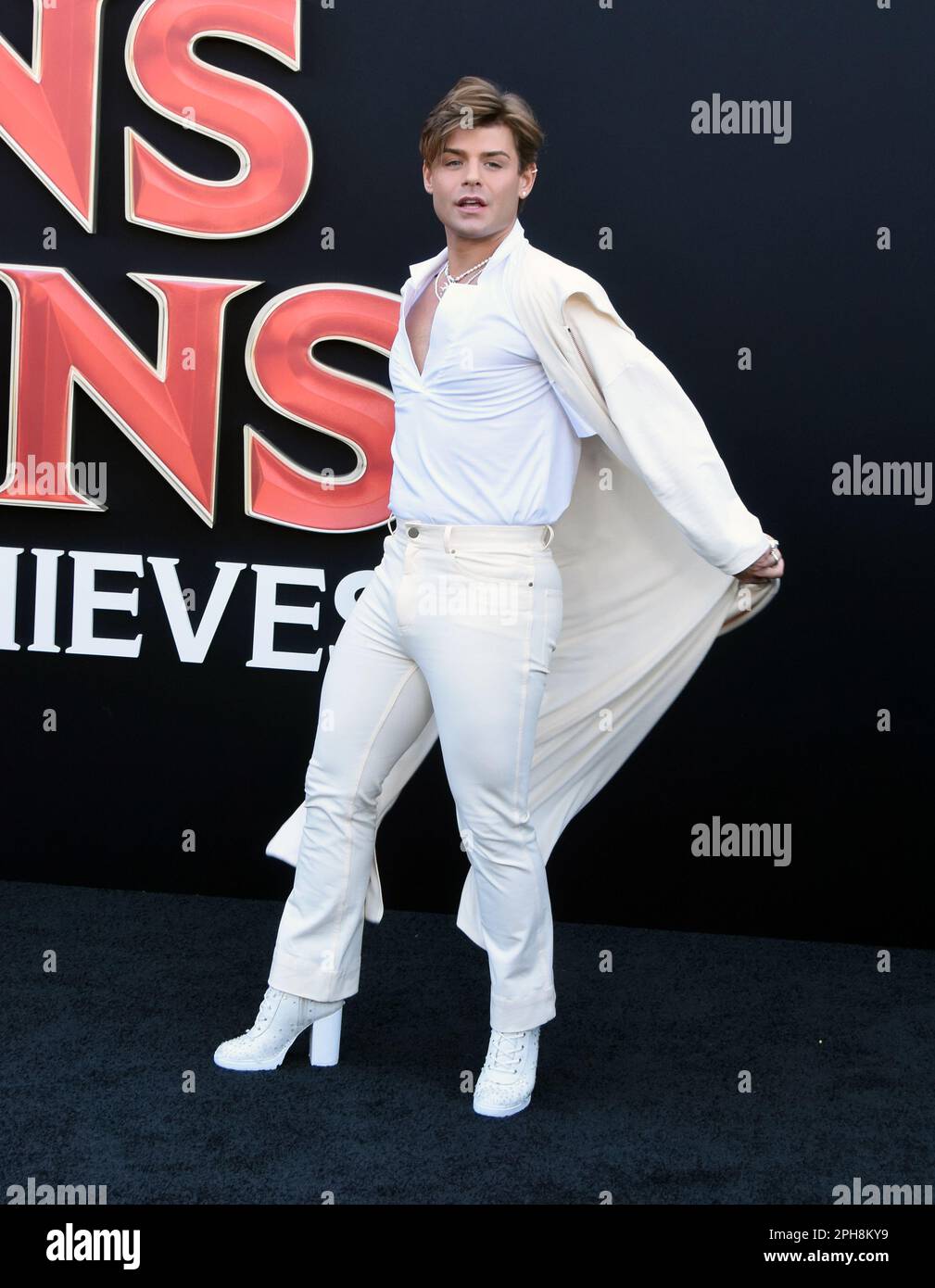 Los Angeles, California, USA 26th March 2023 Actor Garrett Clayton ...