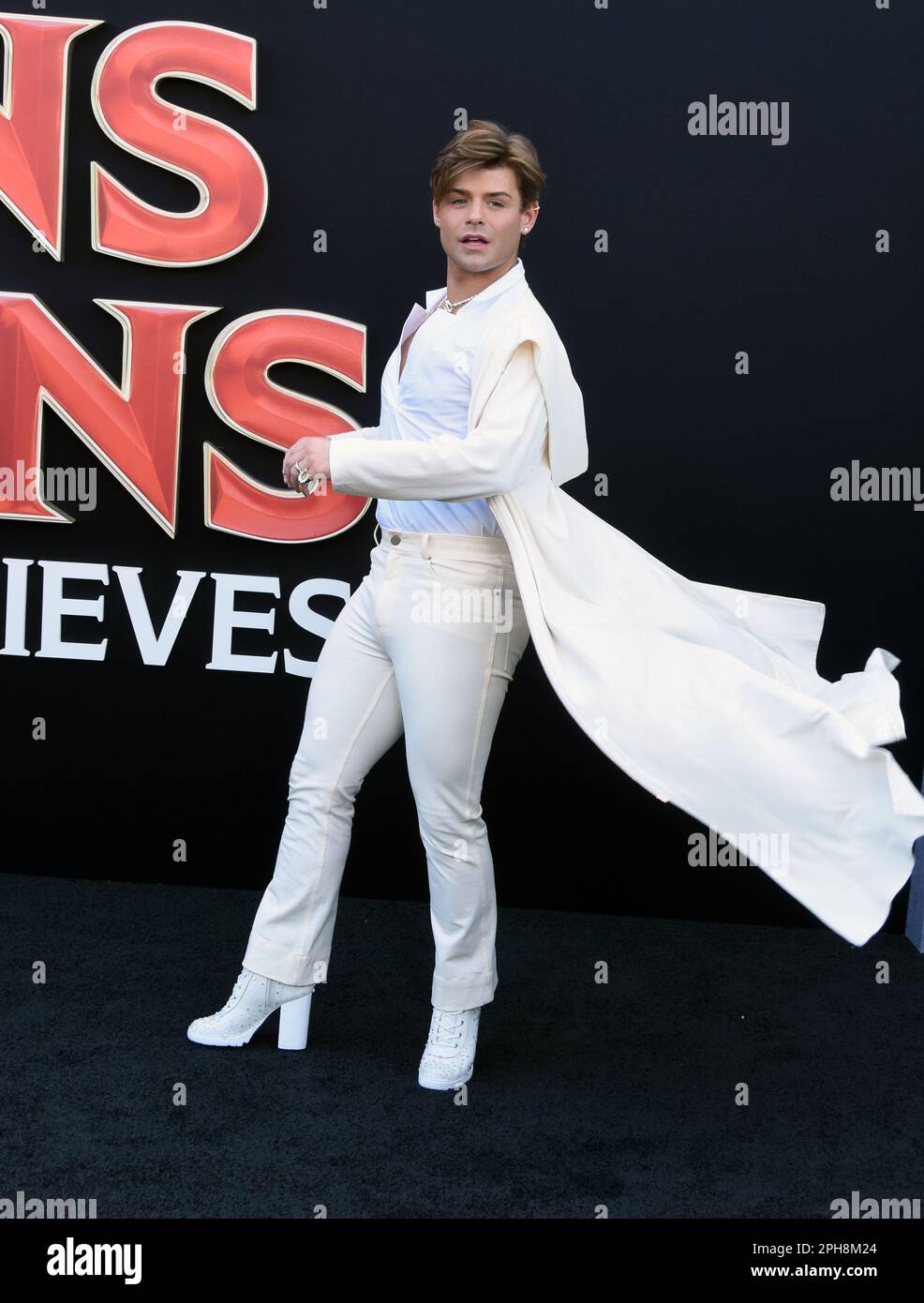 Los Angeles, California, USA 26th March 2023 Actor Garrett Clayton ...